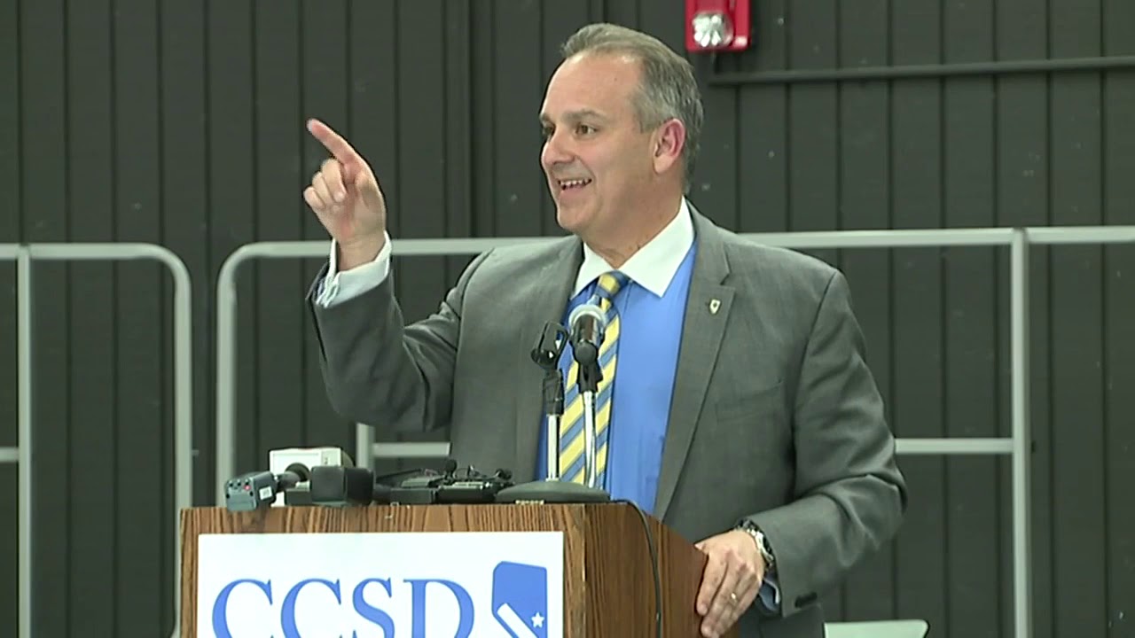 CCSD Supt. Jesus Jara talks about threats - YouTube