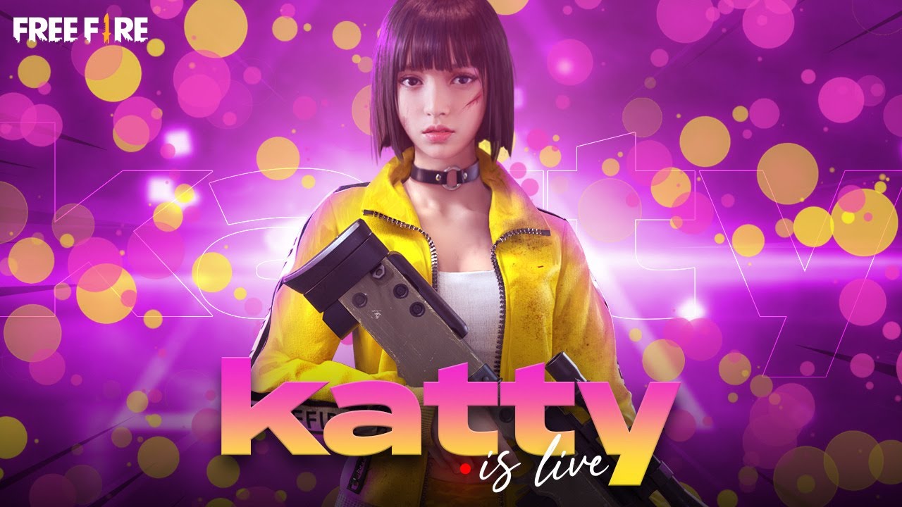 KATTY IS LIVE RANKED GAMEPLAY GARENA FREE FIRE || 💎 GIVEAWAY # ...