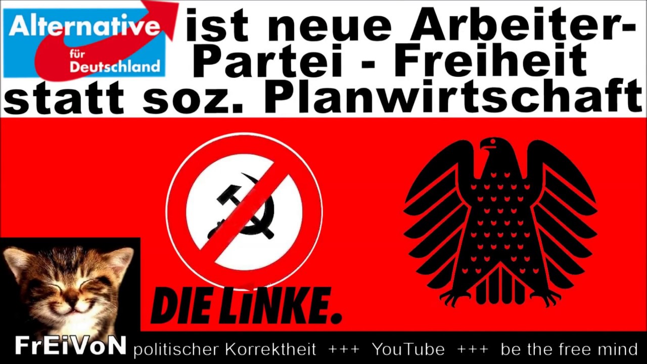 AfD ist NEUE ARBEITERPARTEI - contra sozialistische Planwirtschaft * M ...