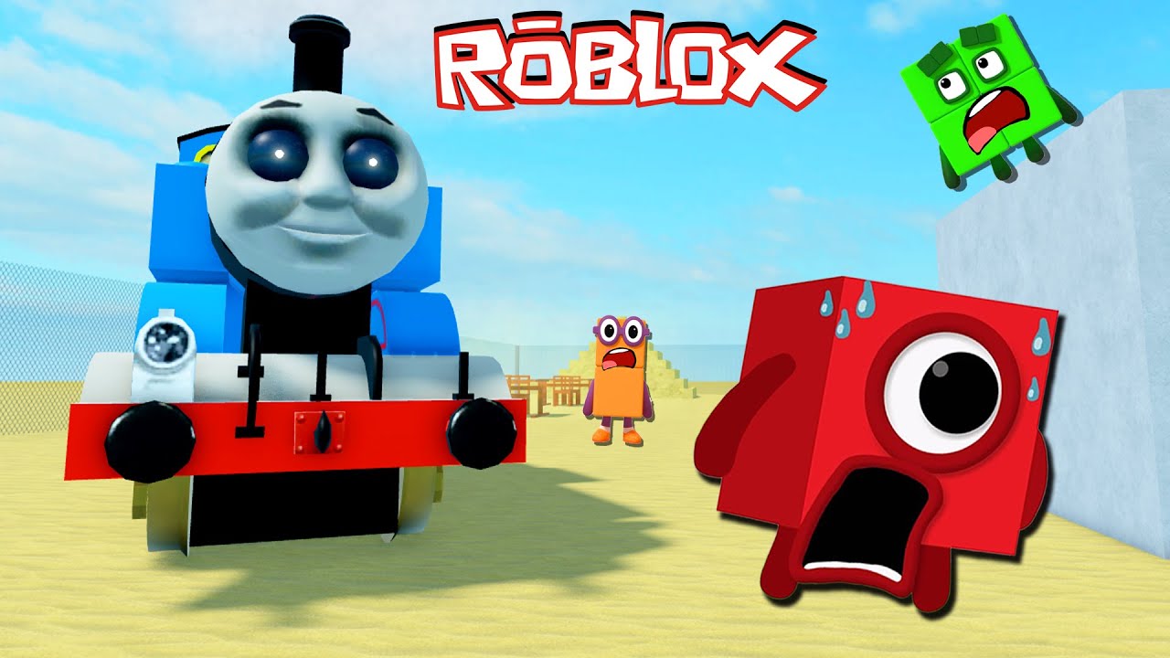 Numberblocks ESCAPE Thomas.exe in Roblox - YouTube
