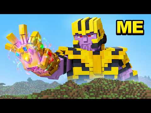 Upgrading to GOD Thanos in Minecraft