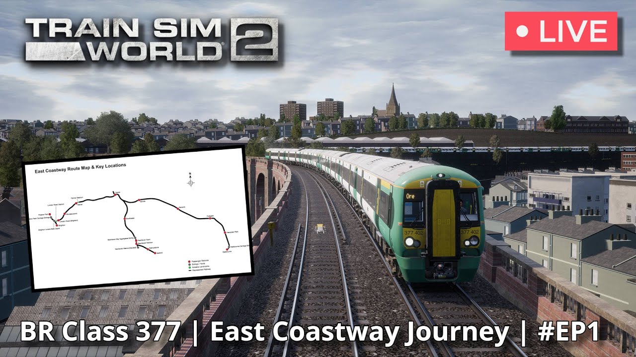 Airline Pilot Plays Train Sim World 2 | BR Class 377 East Coastway ...