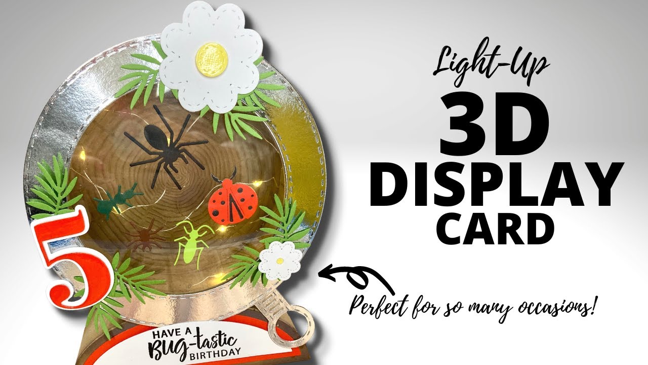 LIGHT-UP Magnify Glass | 3D Display Card - YouTube