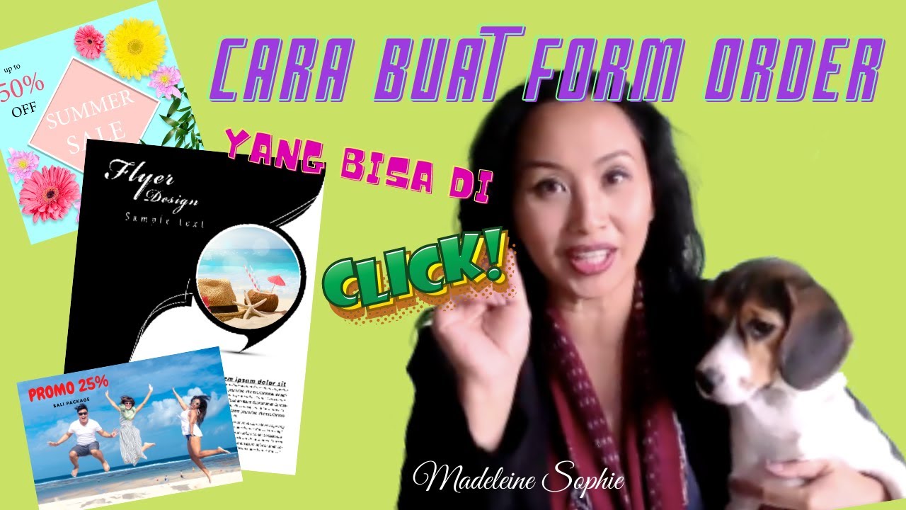 5 MENIT CARA BUAT FORM PEMESANAN ONLINE - YouTube