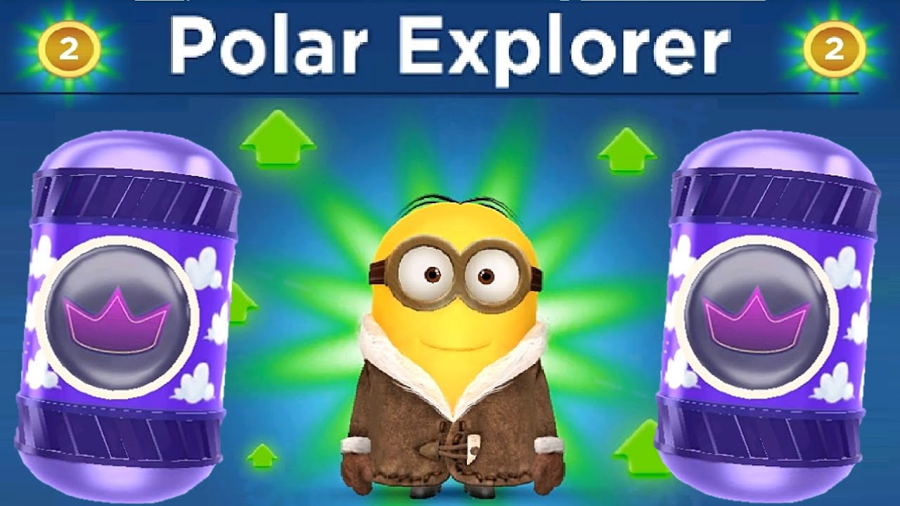 Polar Explorer Despicable Me Minion Rush Level Up Costume gameplay ...