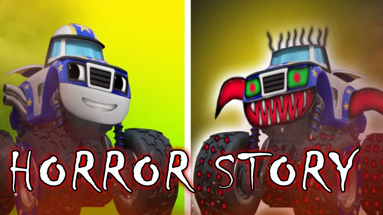 BLAZE AND THE MONSTER MACHINES All Characters As Horror Stories Art ...