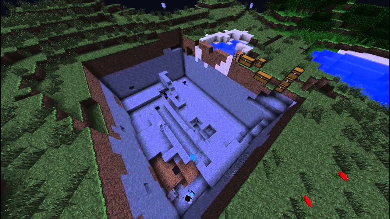 Minecraft Timelapse Mining a hole! - YouTube