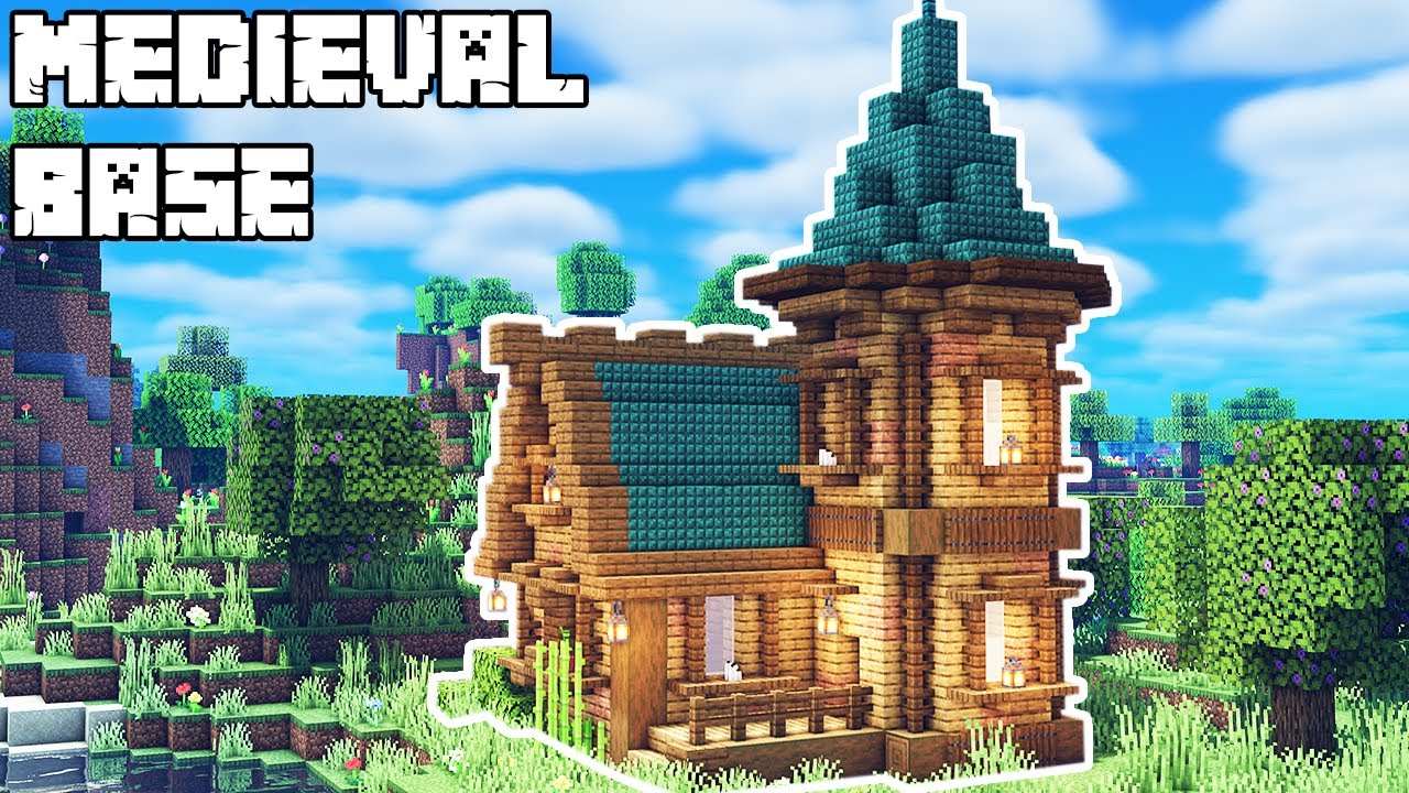 Minecraft: Mini Medieval House Tutorial - YouTube
