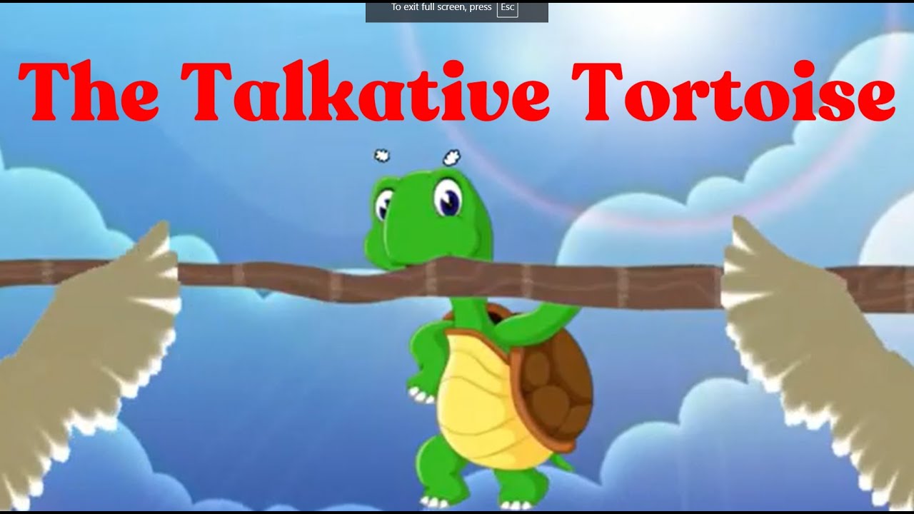 The Talkative Tortoise Story for kids/Moral Stories for Kids in English ...