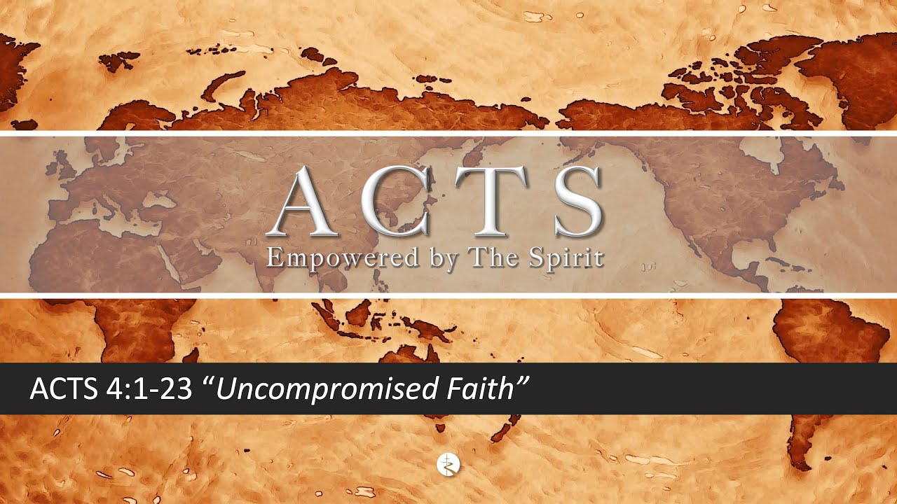 "Uncompromised Faith" Pastor Manny, Acts 4:1-23 - YouTube