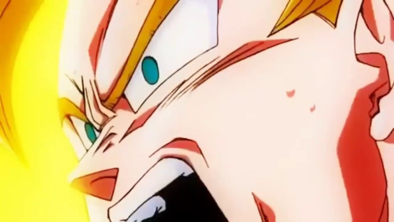 Goku Super saiyan 3 SSJ3 EPIC Transformation vs buu DBZ HD - YouTube