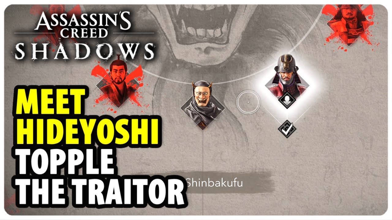 Meet Hideyoshi - Topple the Traitor | Assassin's Creed Shadows - YouTube