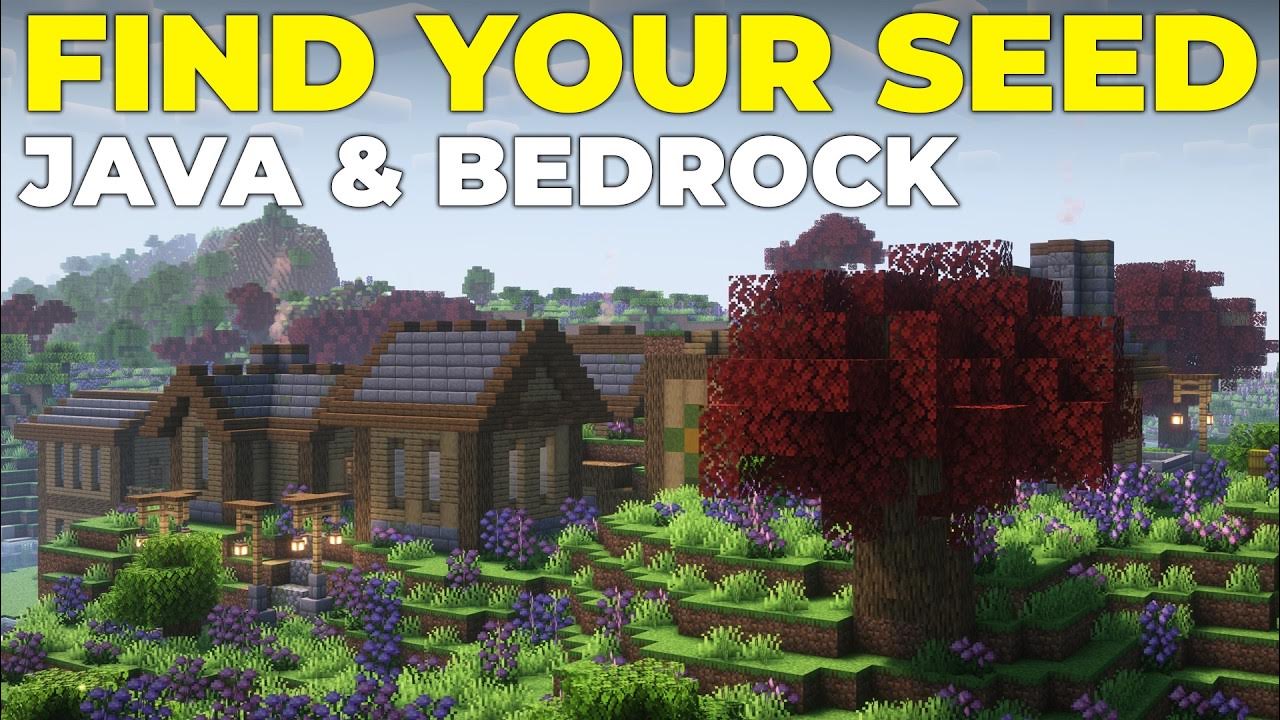 How To Find Your Seed in Minecraft (Java & Bedrock Edition) - YouTube