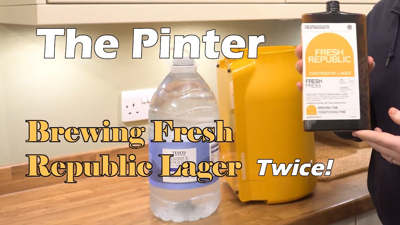 The Pinter: Brewing Fresh Republic Lager | Twice - YouTube