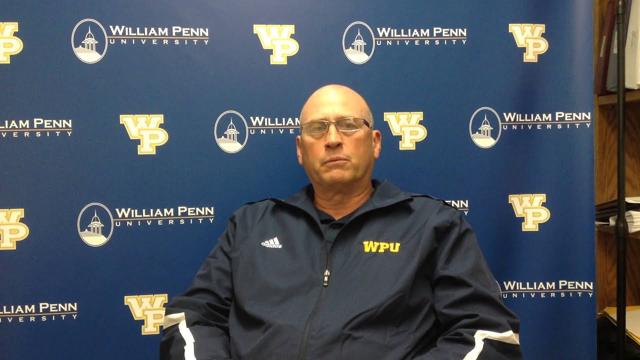 William Penn Athletics Interview Coach Mike Laird 3-19-14 - YouTube