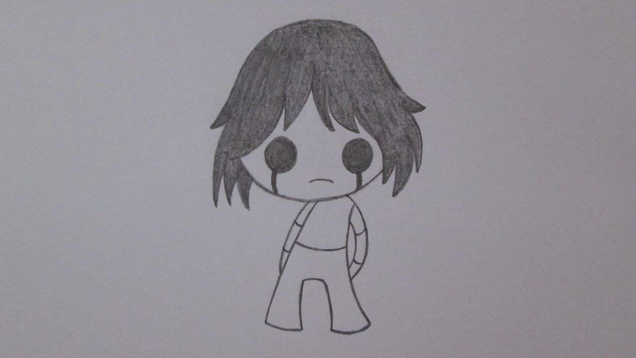 How to draw a gothic boy - YouTube