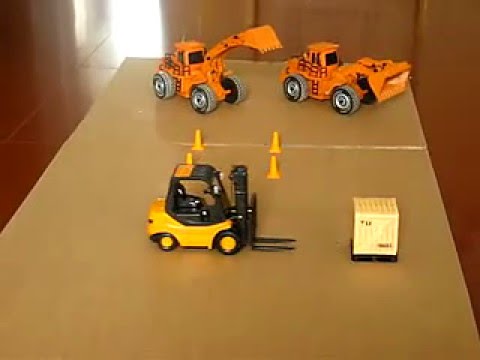 Mini RC Forklift, Construction vehicles Toy, Radio remote control Toy ...