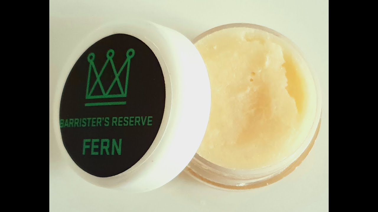 Barrister's Reserve- Fern, Shaving soap review - YouTube
