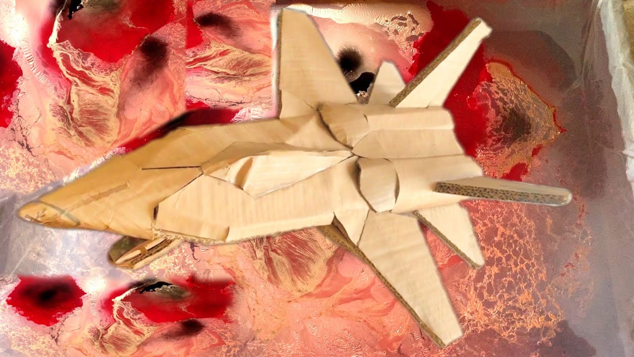 Customize Your Cardboard Double Jet With Hydro Dipping - YouTube