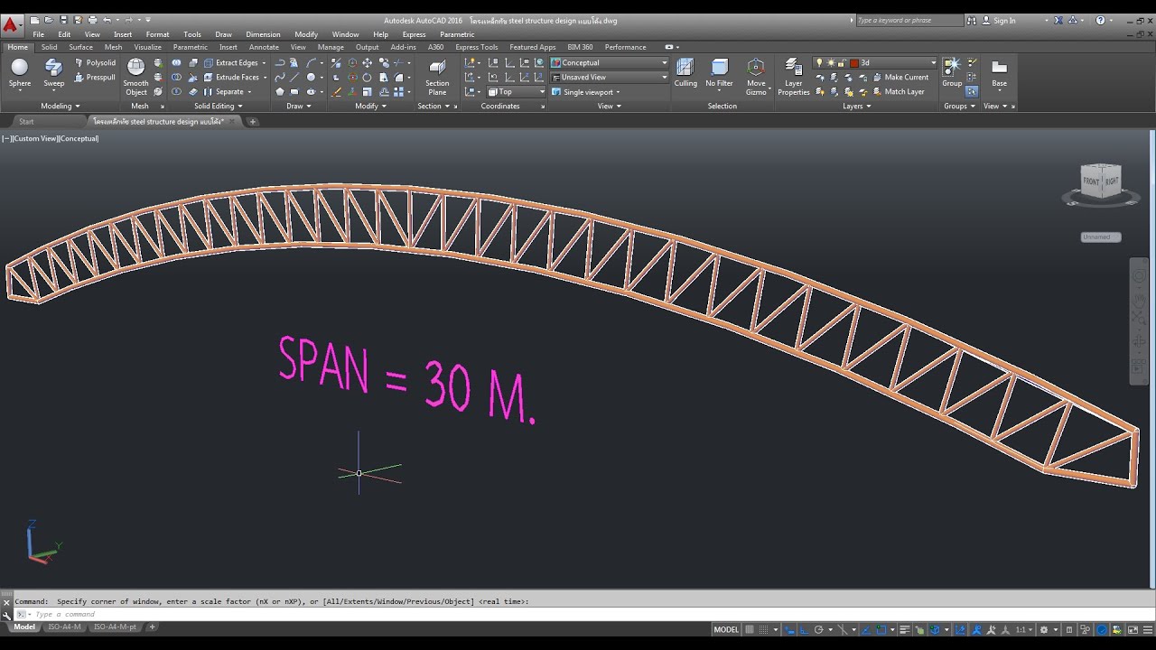 steel Structure design Dome 3D HD. - YouTube