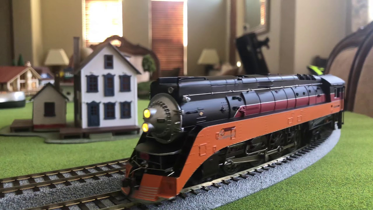 Bachmann GS4 and Tsunami Steam 2 - YouTube