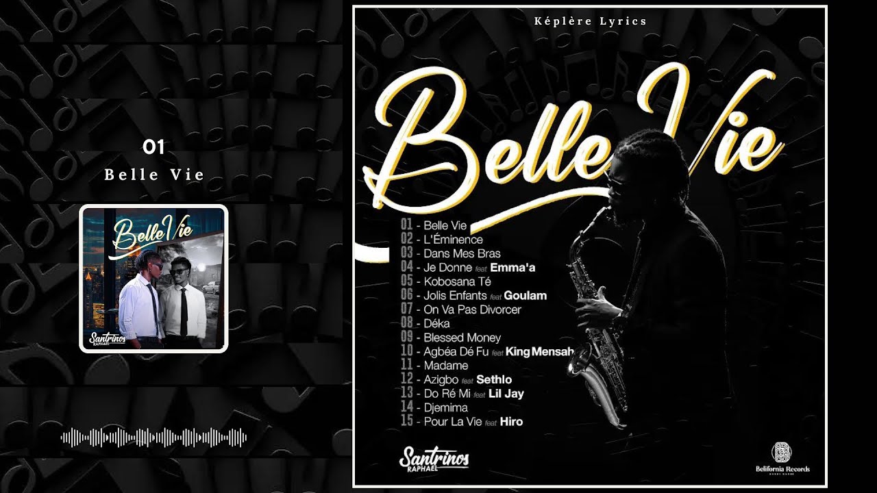 SANTRINOS RAPHAËL - Belle vie (Official audio) - YouTube