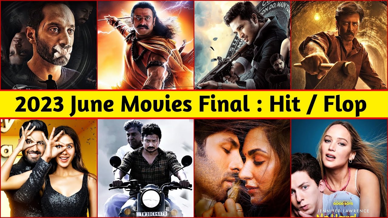 2023 June Movies Final Box Office Collection | Hit or Flop, Adipurush ...