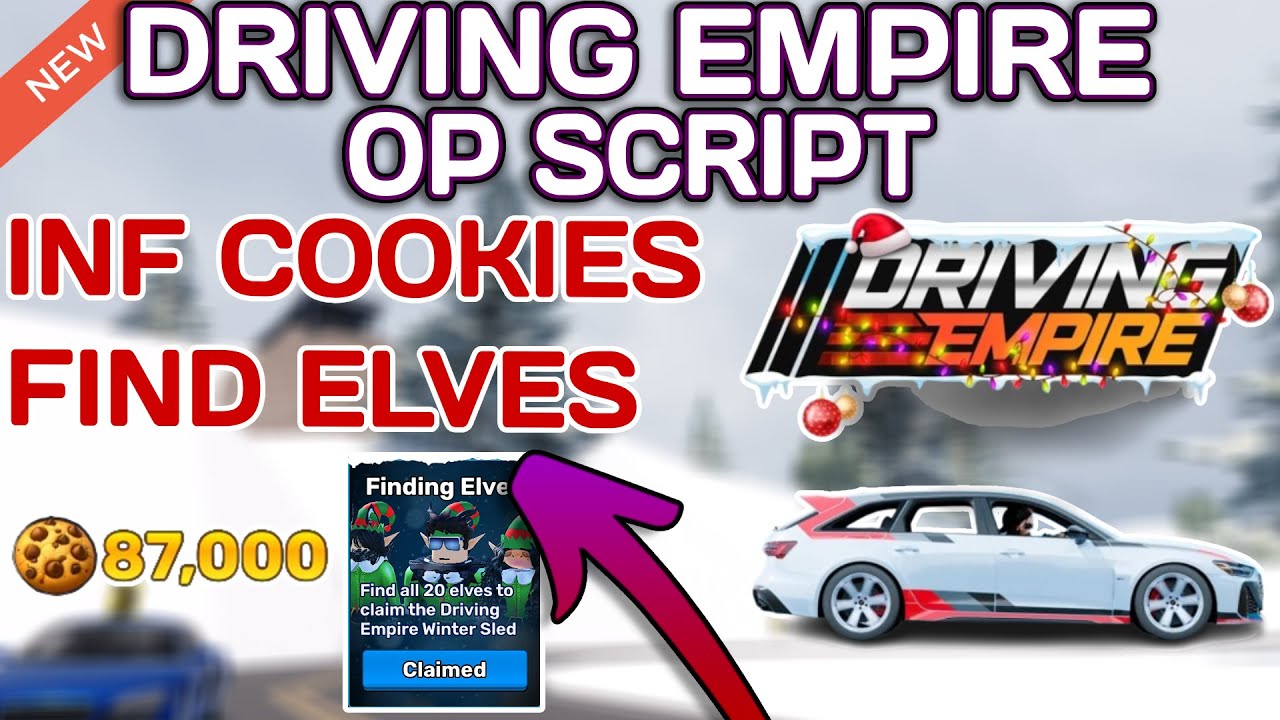 [ ️WINTERFEST] Driving Empire🏎️ Car Racing OP Script (2025) PASTEBIN ...