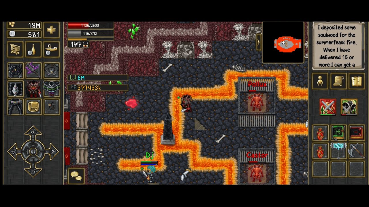 TibiaME - How to farm items to make the Cerberus Pet - YouTube