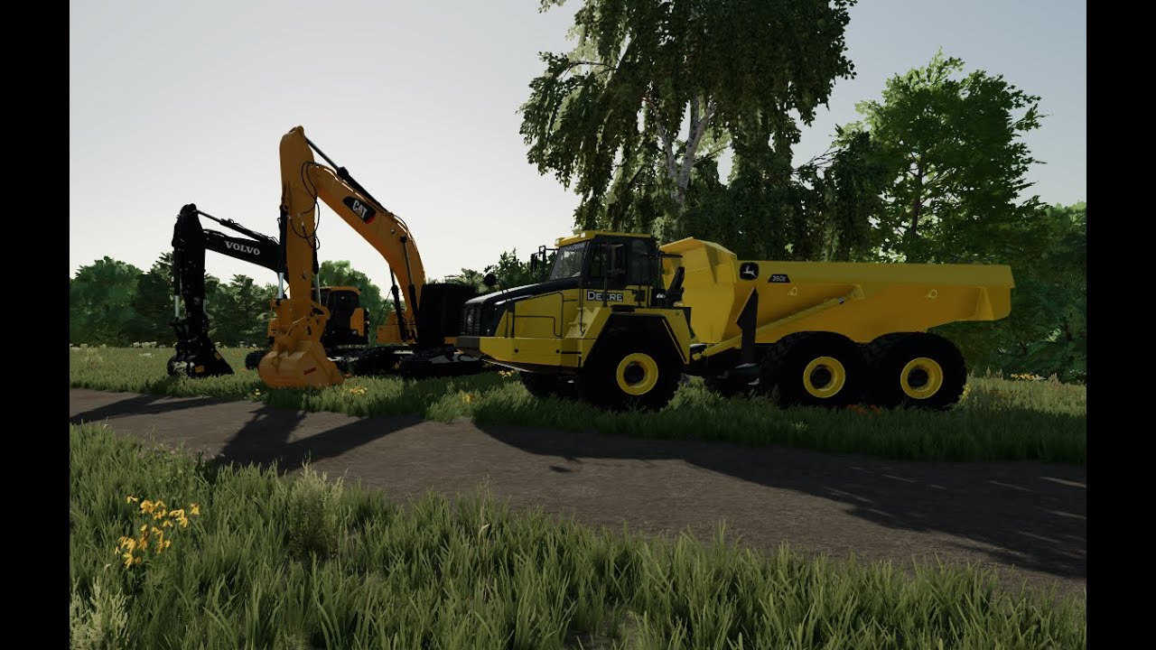 fs22 excavation - YouTube