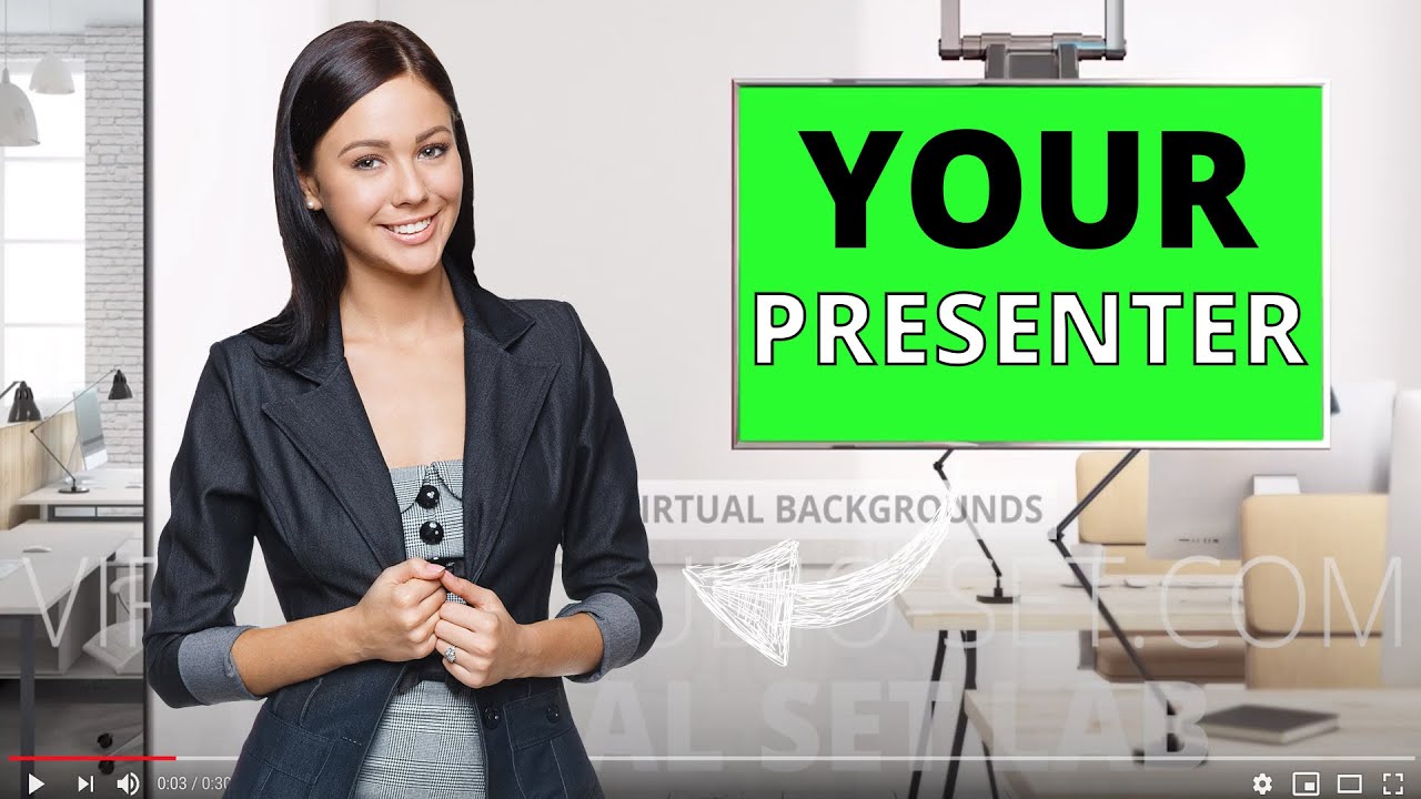 Clean Backdrop for Green Screen - YouTube