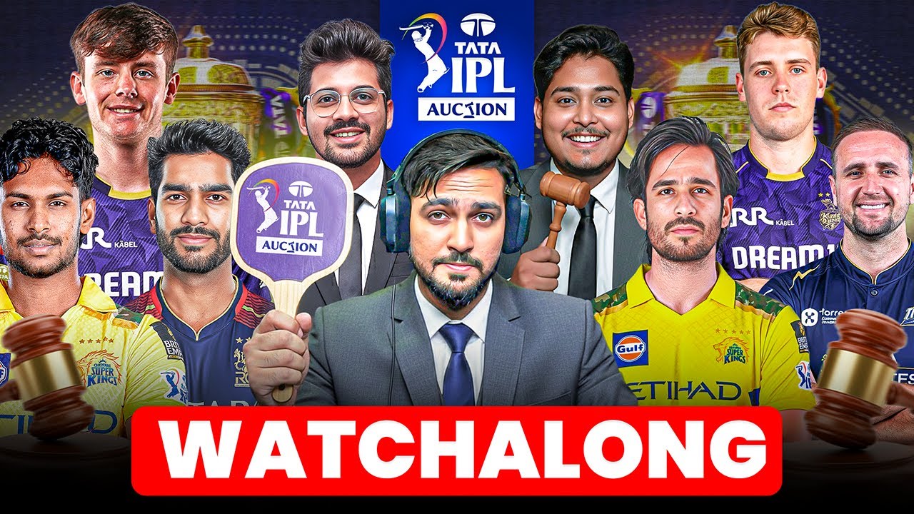 IPL 2026 Auction LIVE 💰 | Exciting Bidding Wars, Team Strategies ...