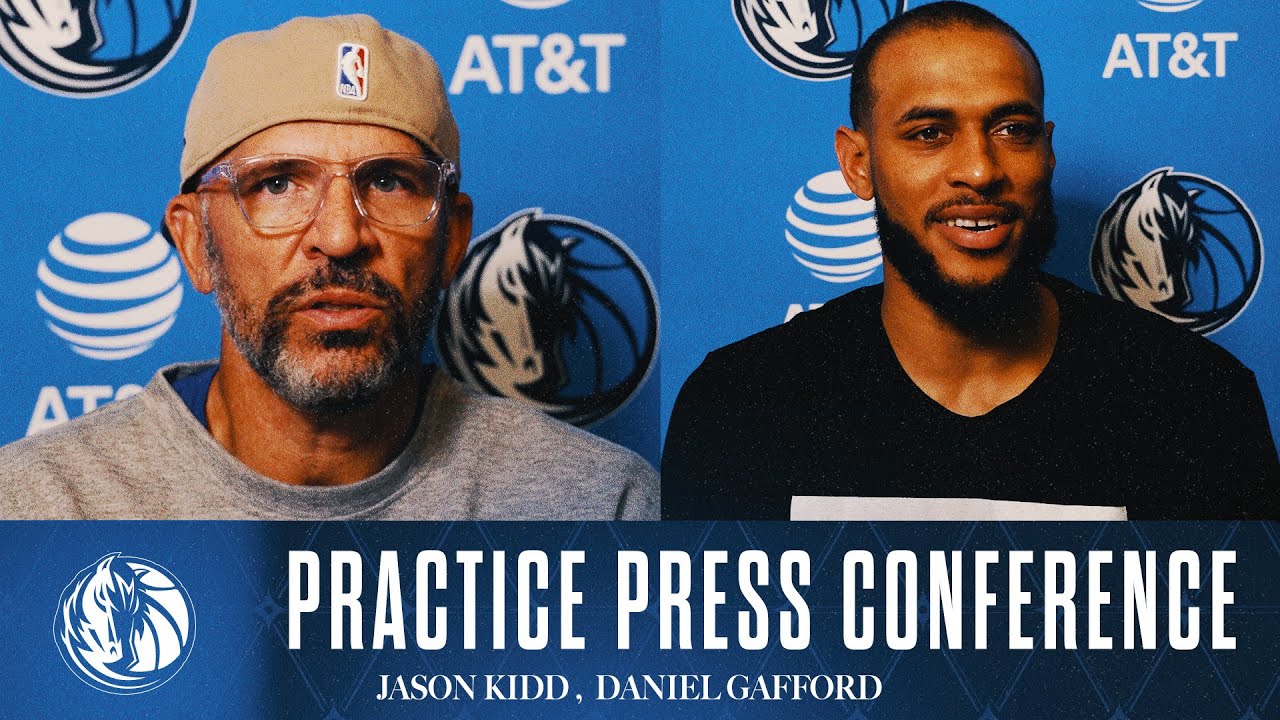 Jason Kidd & Daniel Gafford | Practice Press Conference | 10/25/24 ...