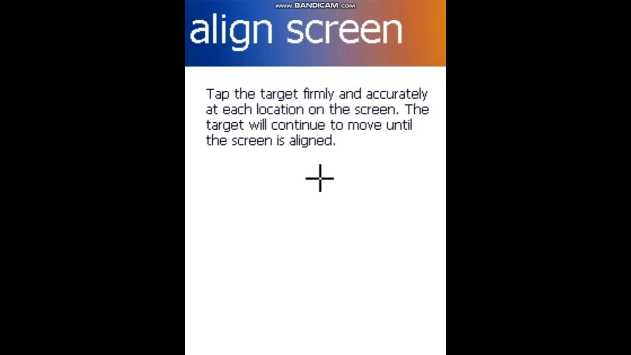 How to ALIGN SCREEN in Windows Mobile 6.5 - YouTube