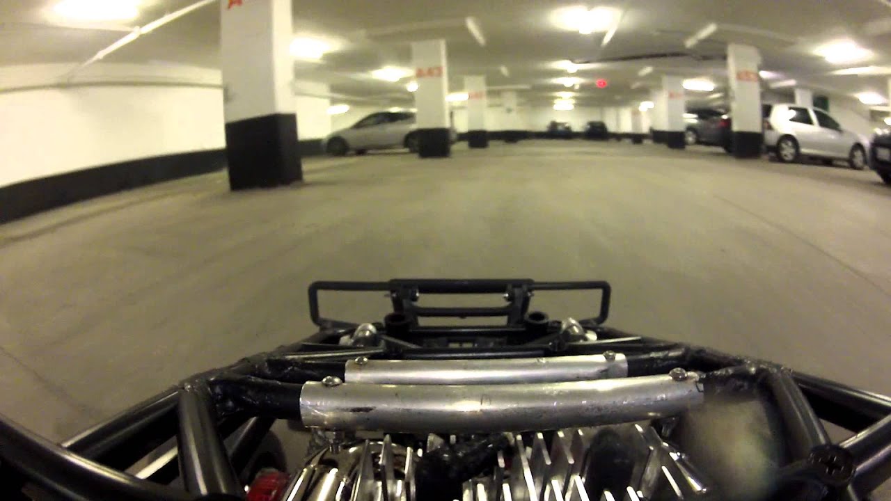 hpi baja obr 57cc twin run - YouTube