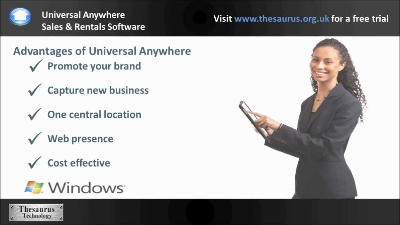 Universal Anywhere, estate agency and letting agent software - YouTube