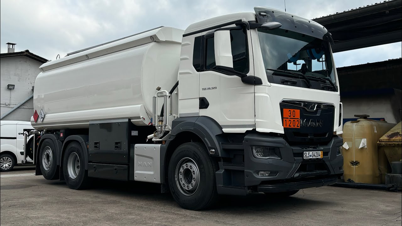 MAN TGS 26.520 LL Tankfahrzeug Esterer Tankaufbau #truck #mantrucks # ...