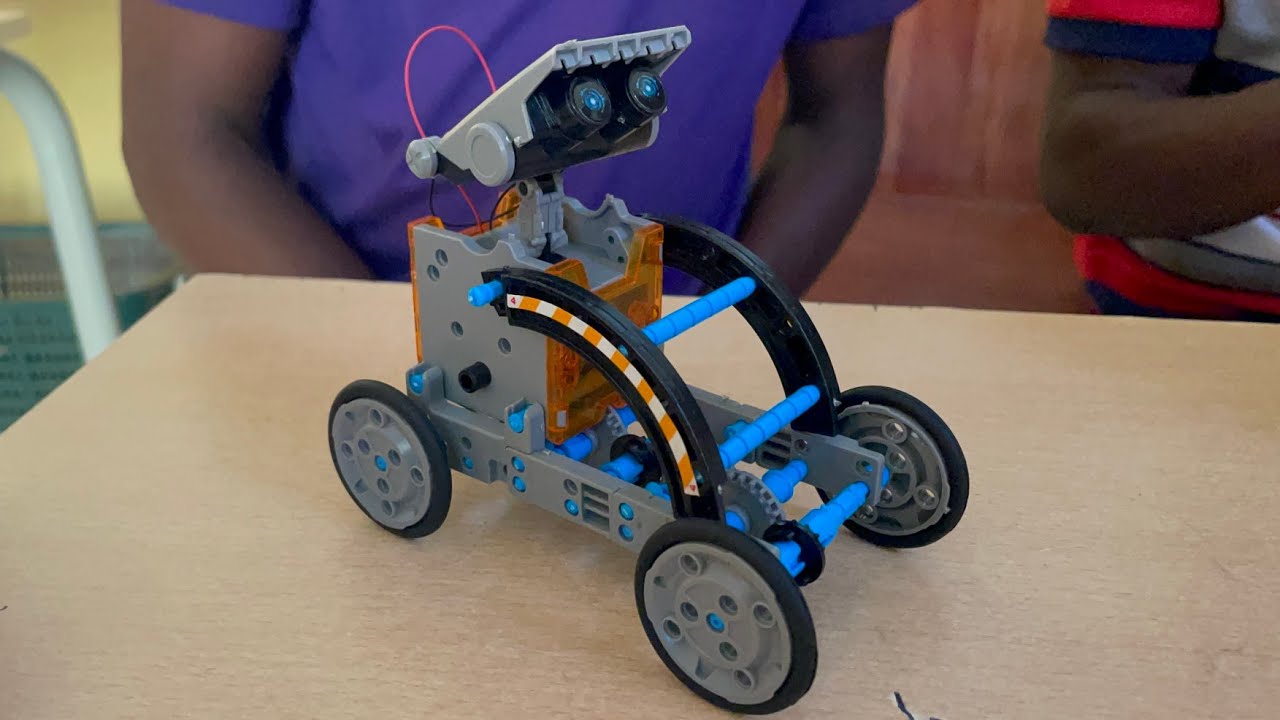 Auto Bot Assembly : 12 in 1 solar robot educational kit - YouTube