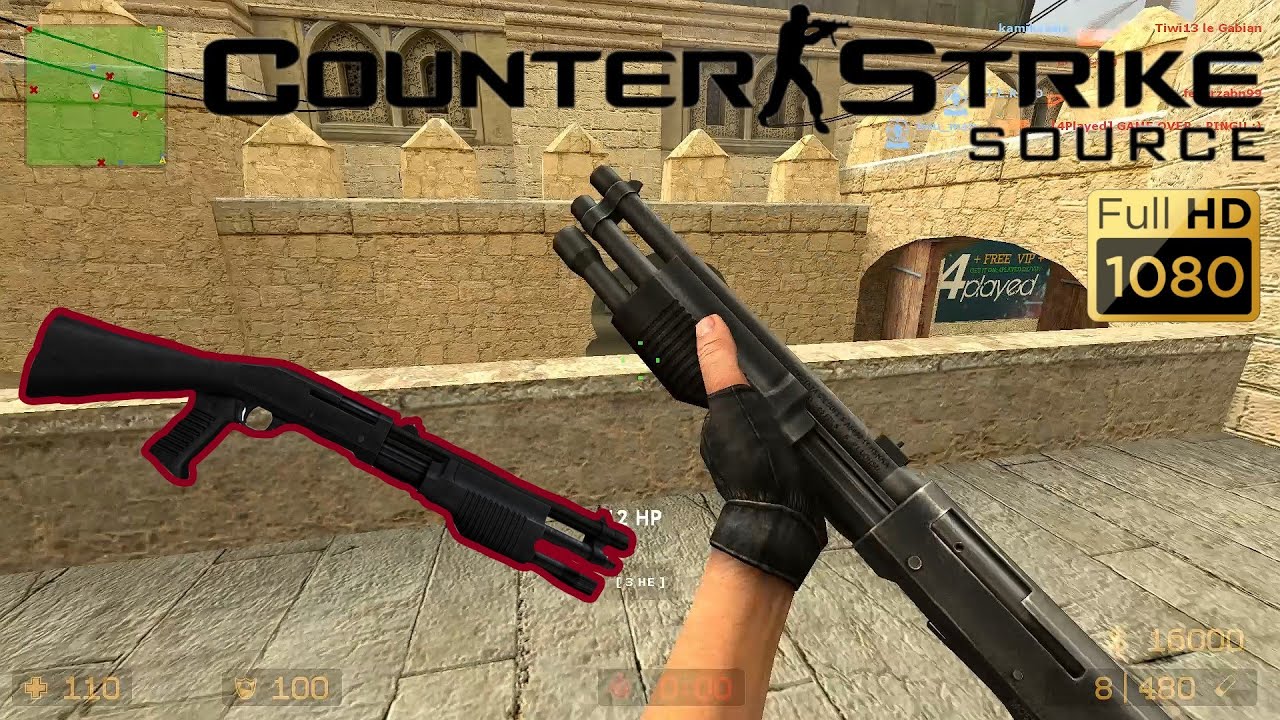 Counter-Strike: Source (2022) - de_dust2_unlimited - M3 Pump Shotgun ...
