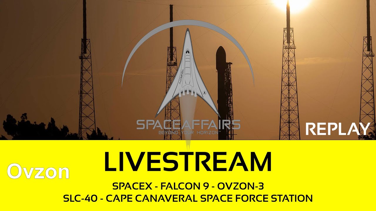 SpaceX - Falcon 9 - Ovzon-3 - SLC-40 - Cape Canaveral SFS - December 4 ...
