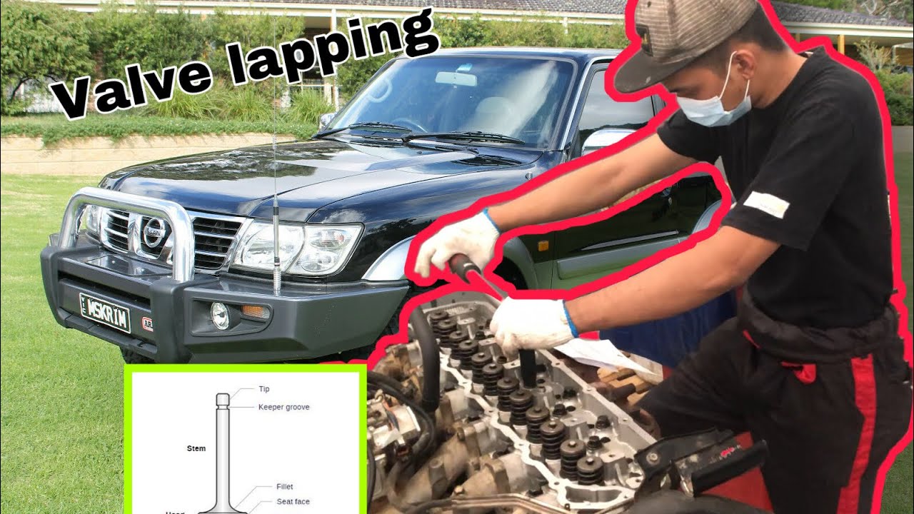 CYLINDER HEAD WORKS (Tb45 engine) nissan patrol carb type 1995 model ...