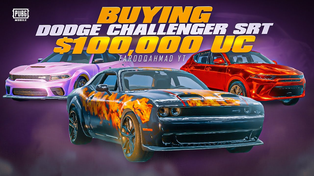 Buying Dodge Challenger SRT with $100,000 UC | 1 Dodge Giveaway | 🔥 ...