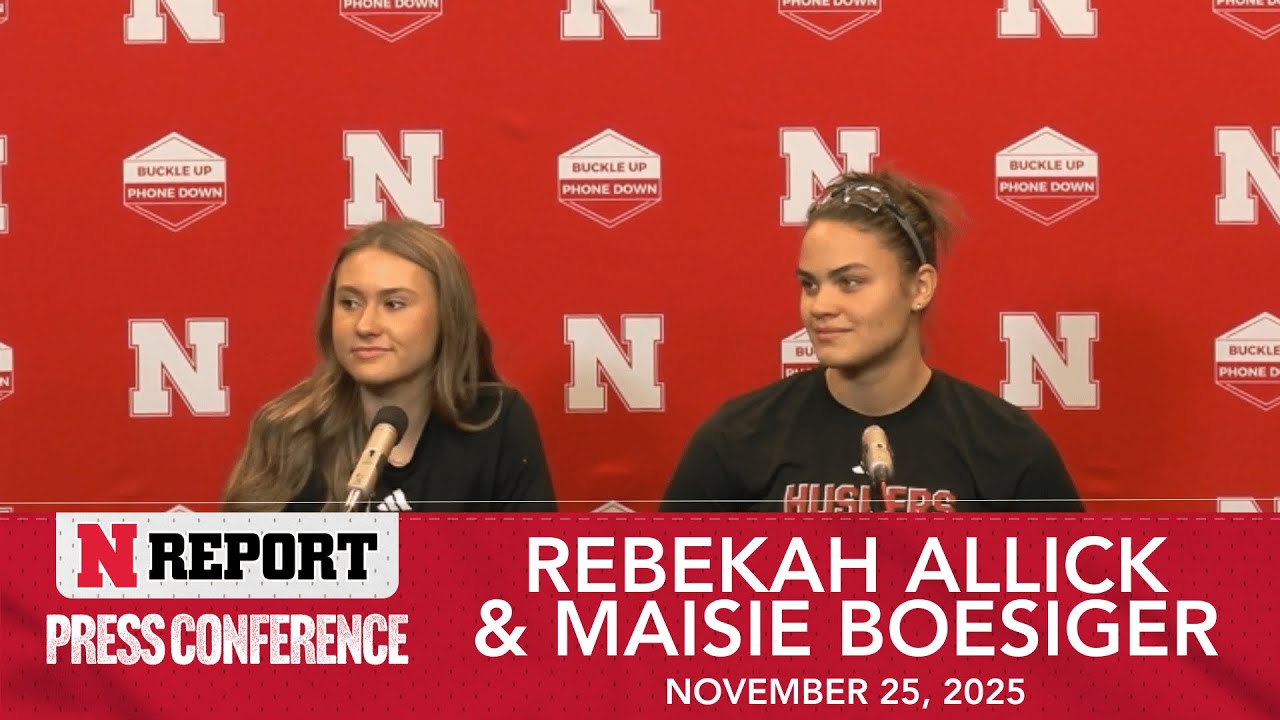 FULL VIDEO: Nebraska Volleyball Rebekah Allick + Maisie Boesiger | VB ...