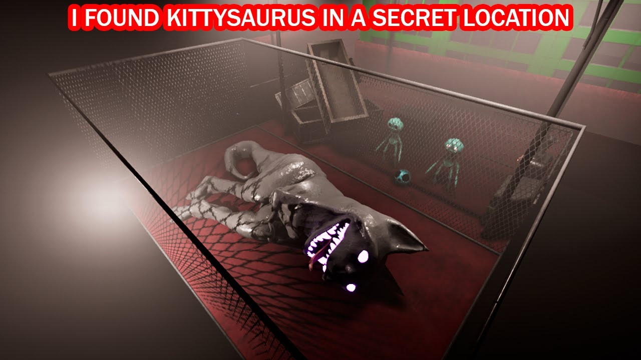 I FOUND KITTYSAURUS IN A SECRET LOCATION! (garten of banban 7) - YouTube