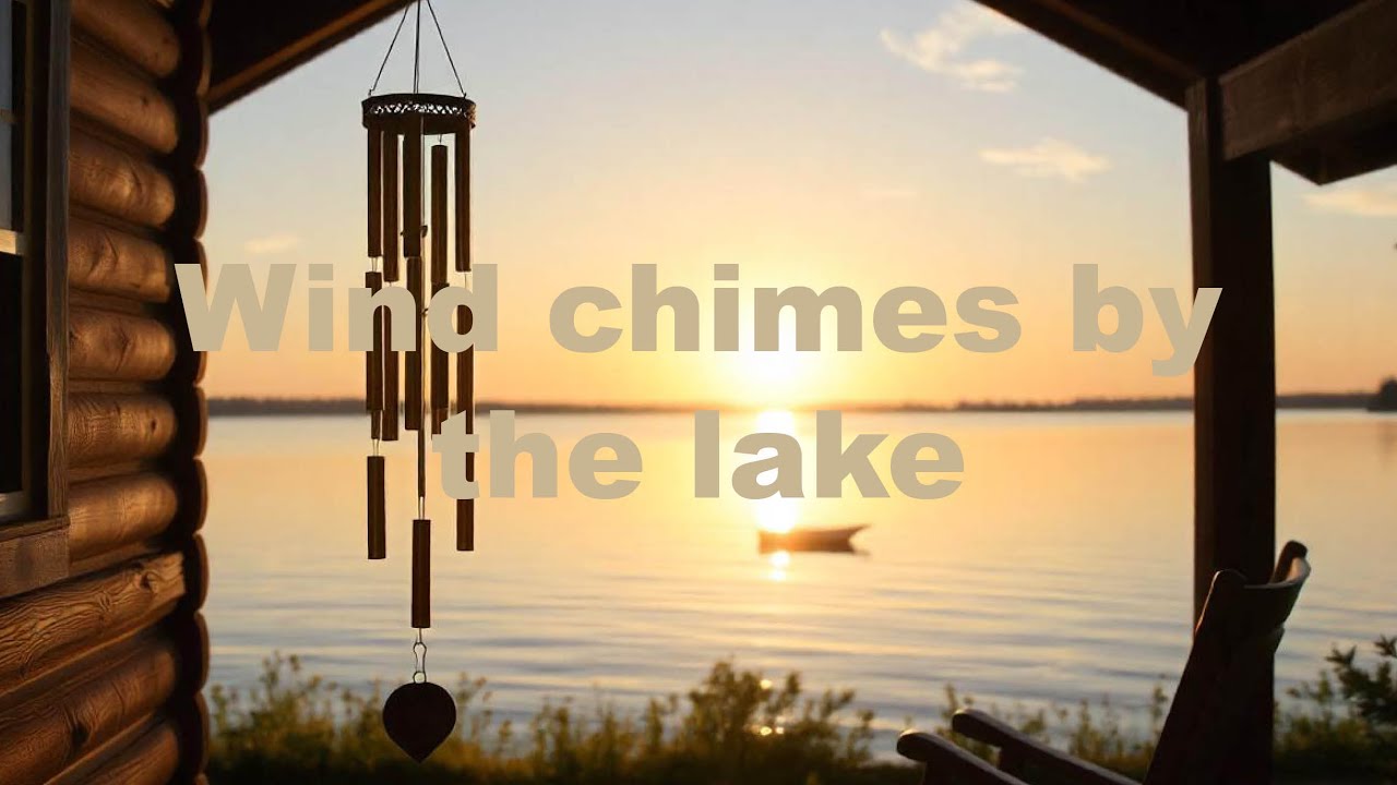 Wind chimes by the lake - YouTube