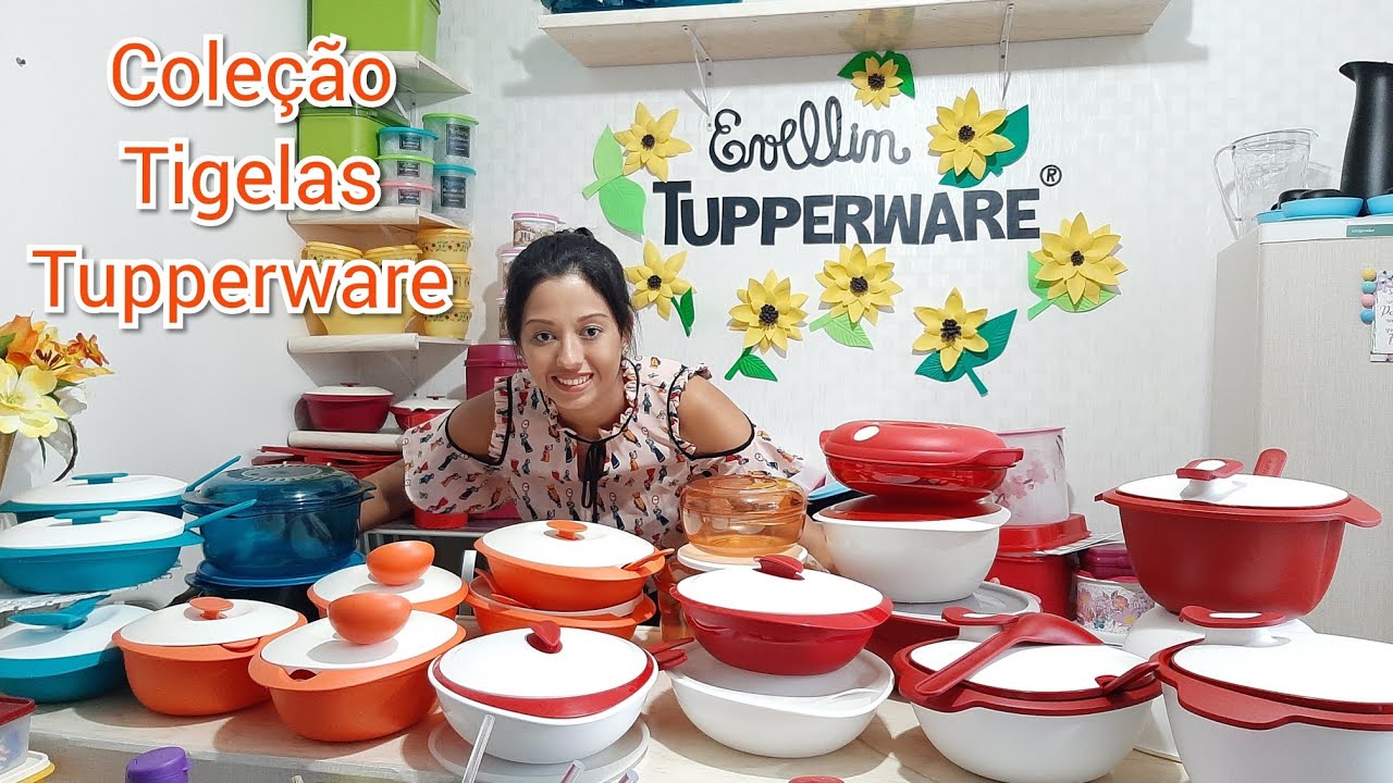 *COLEÇÃO DE TIGELAS TUPPERWARE* DA MINHA MÃE - YouTube