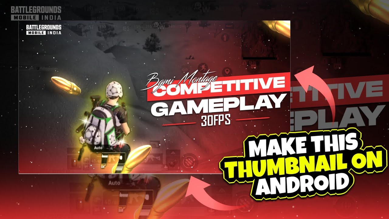 Make This Amazing Montage Thumbnail On Android | Thumbnail tutorial on ...