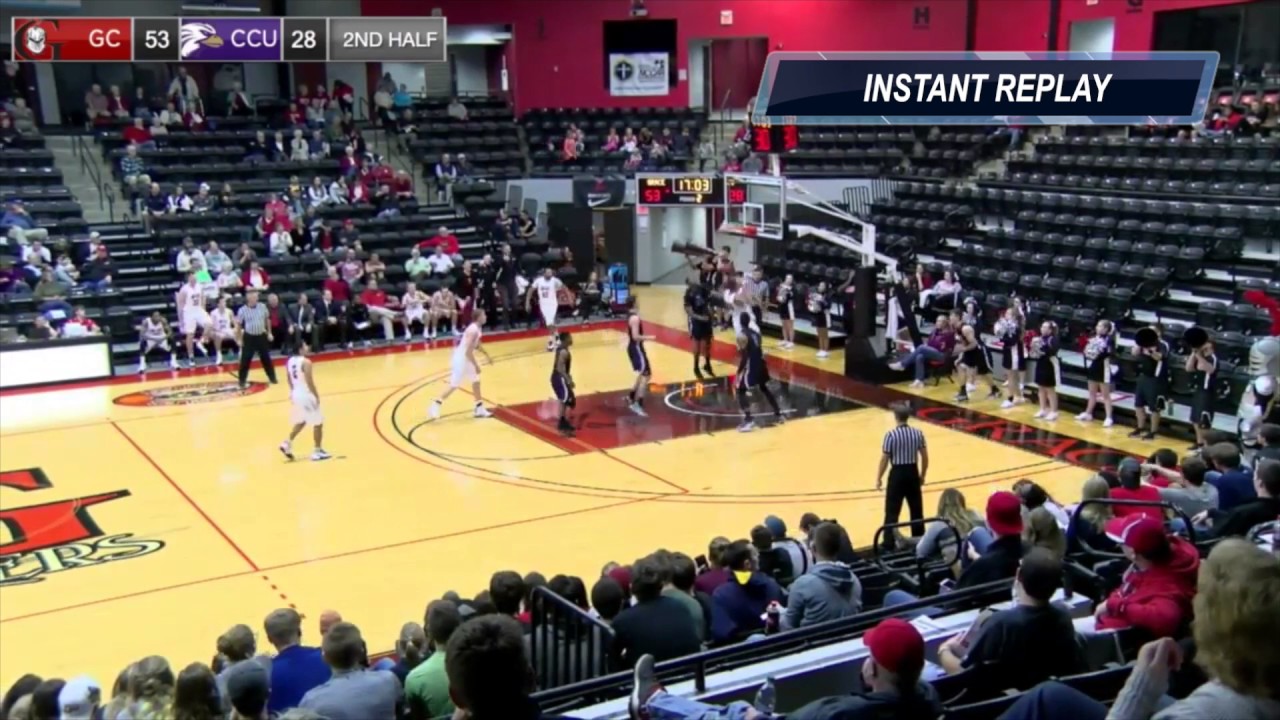 Grace Men's Basketball: Logan Godfrey Dunk (11/15/16) - YouTube