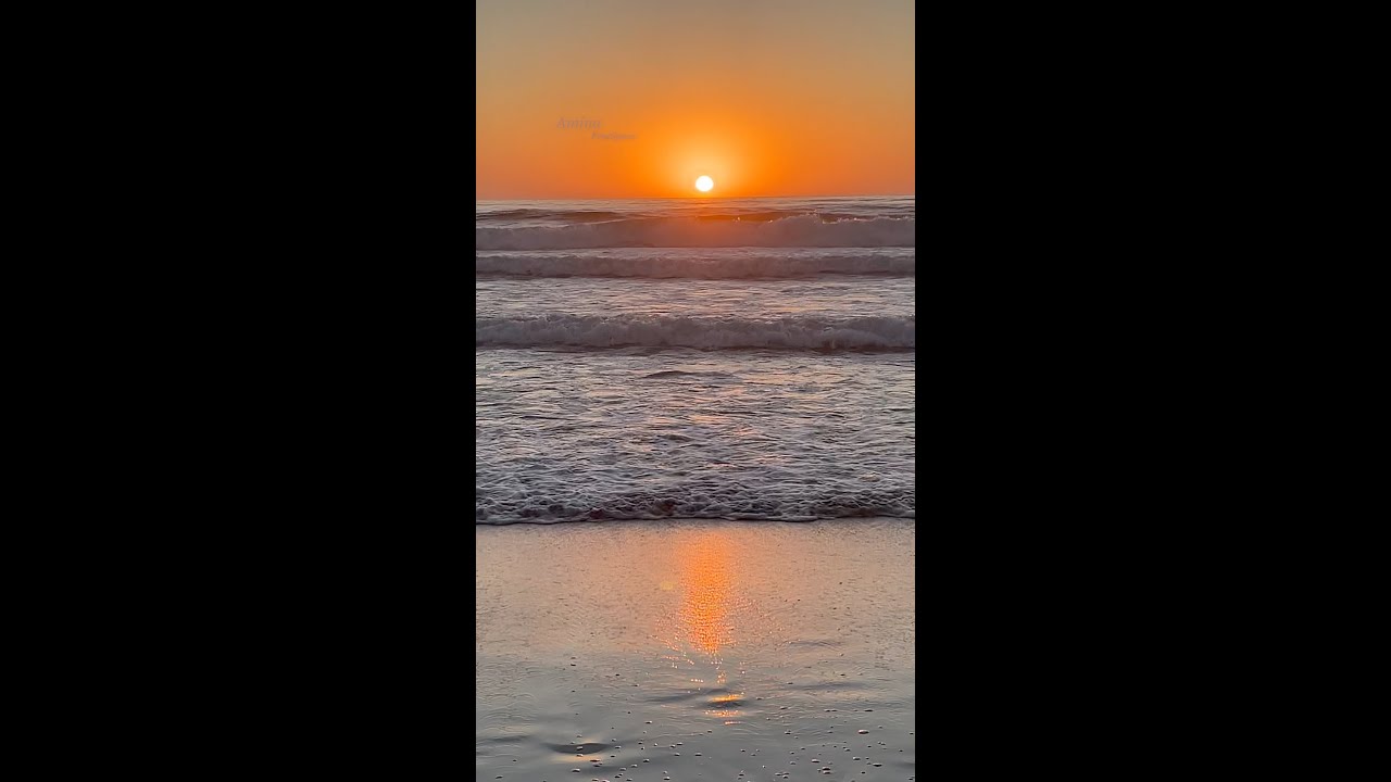 Mehdia Kenitra Marokko Sonnenuntergang am Meer Atlantik - YouTube