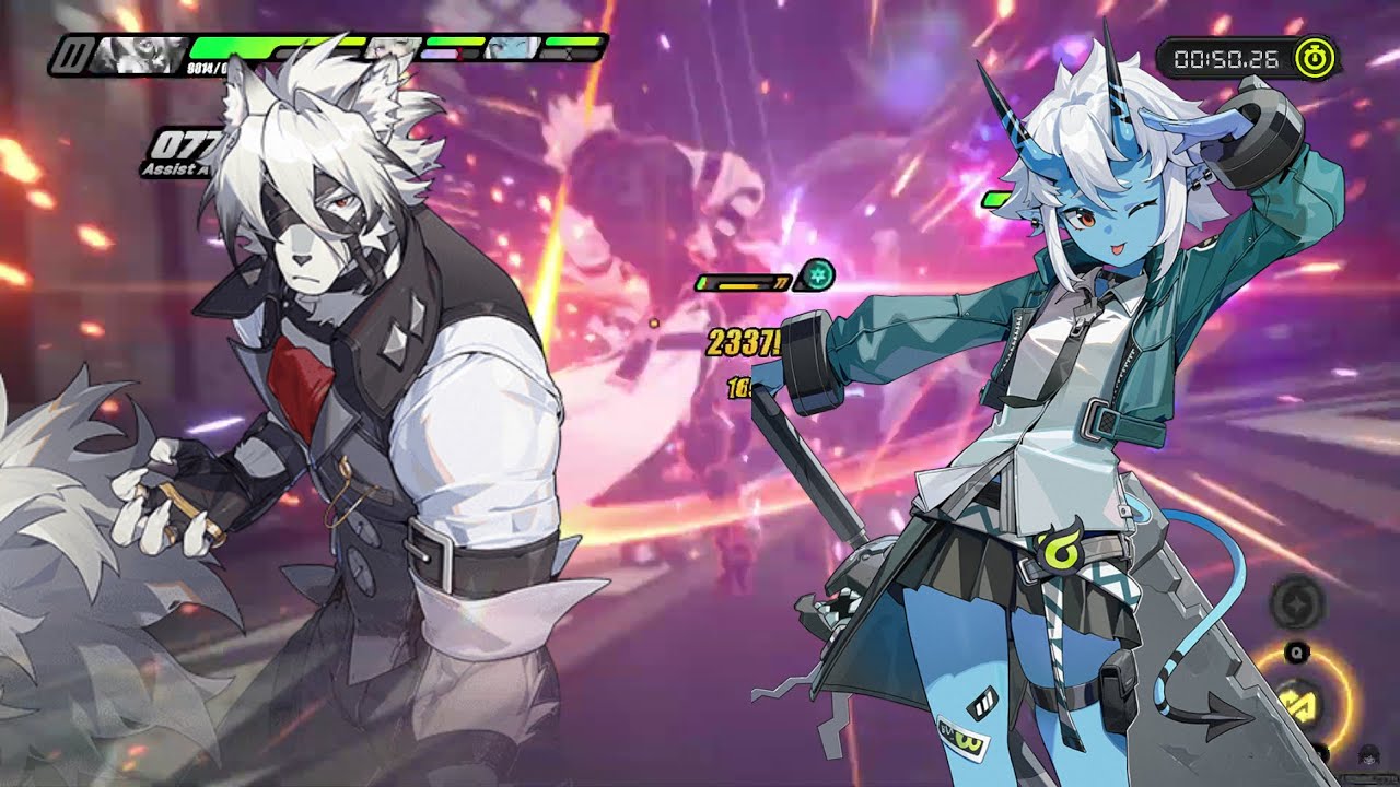 F2P Lycaon Ice Team Clean Up | Zenless Zone Zero - YouTube